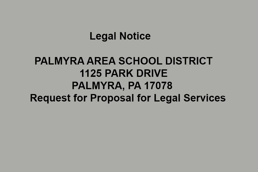 Legal Notice - Request for Proposal for Legal Services