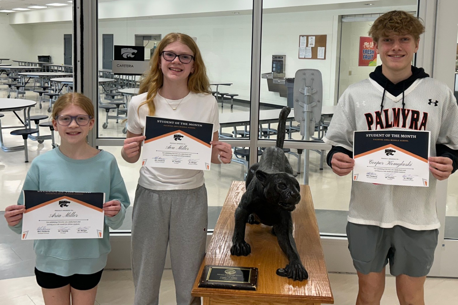 MS March 2025 Students of the Month