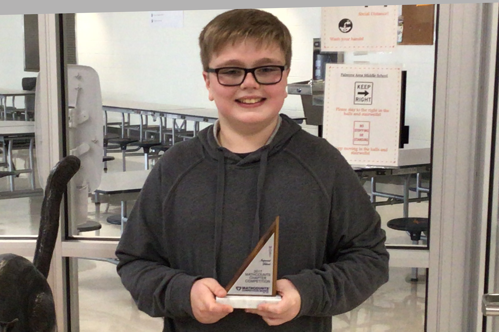 MS Student makes it to Math Competition