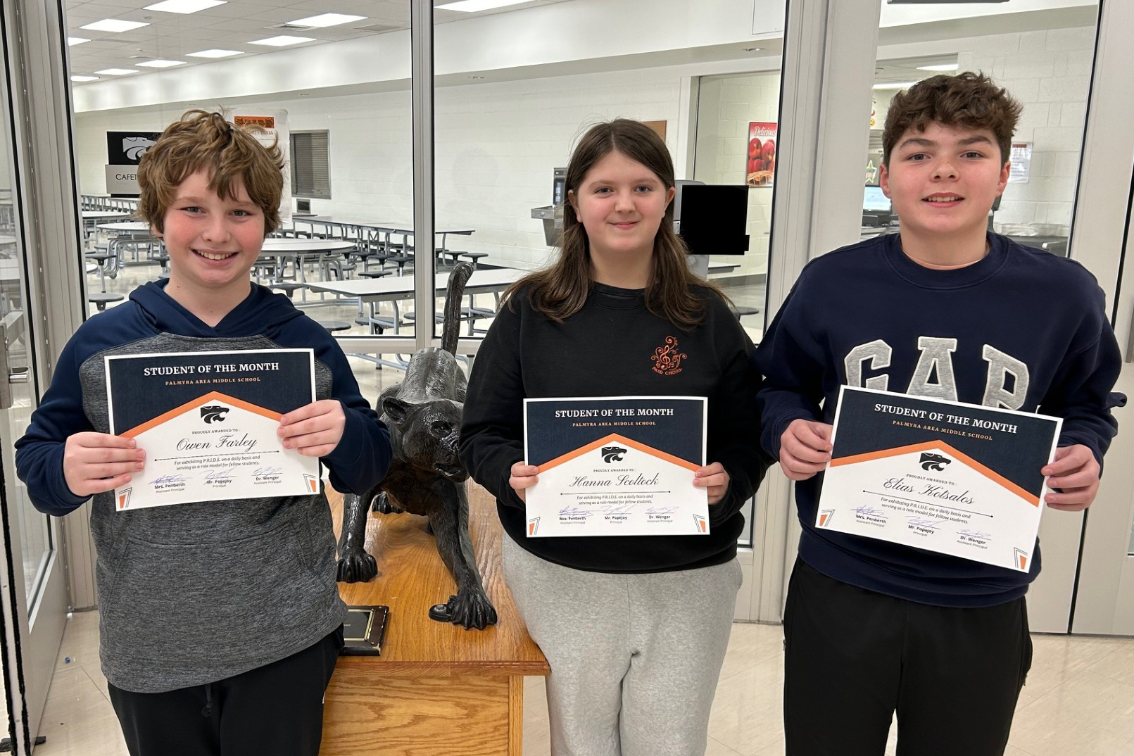 MS January 2025 Students of the Month