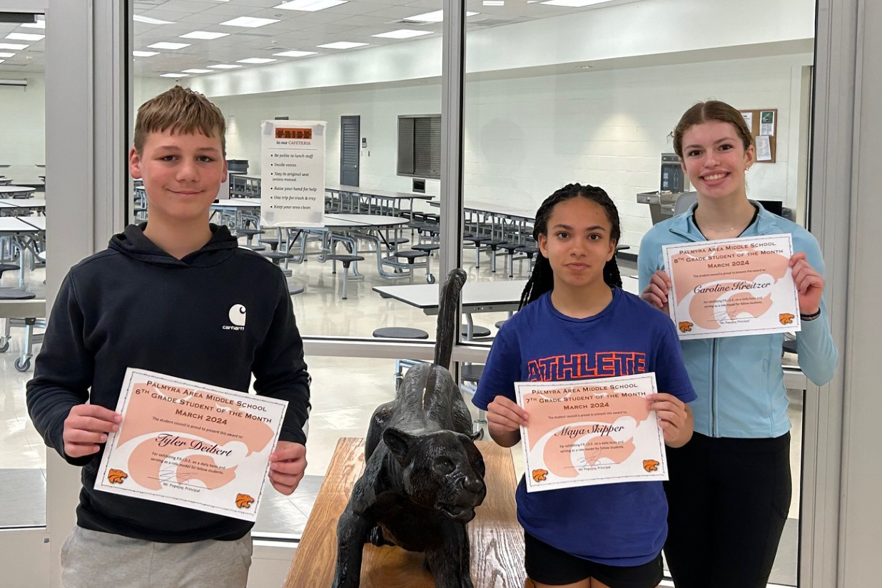 MS March Students of the Month