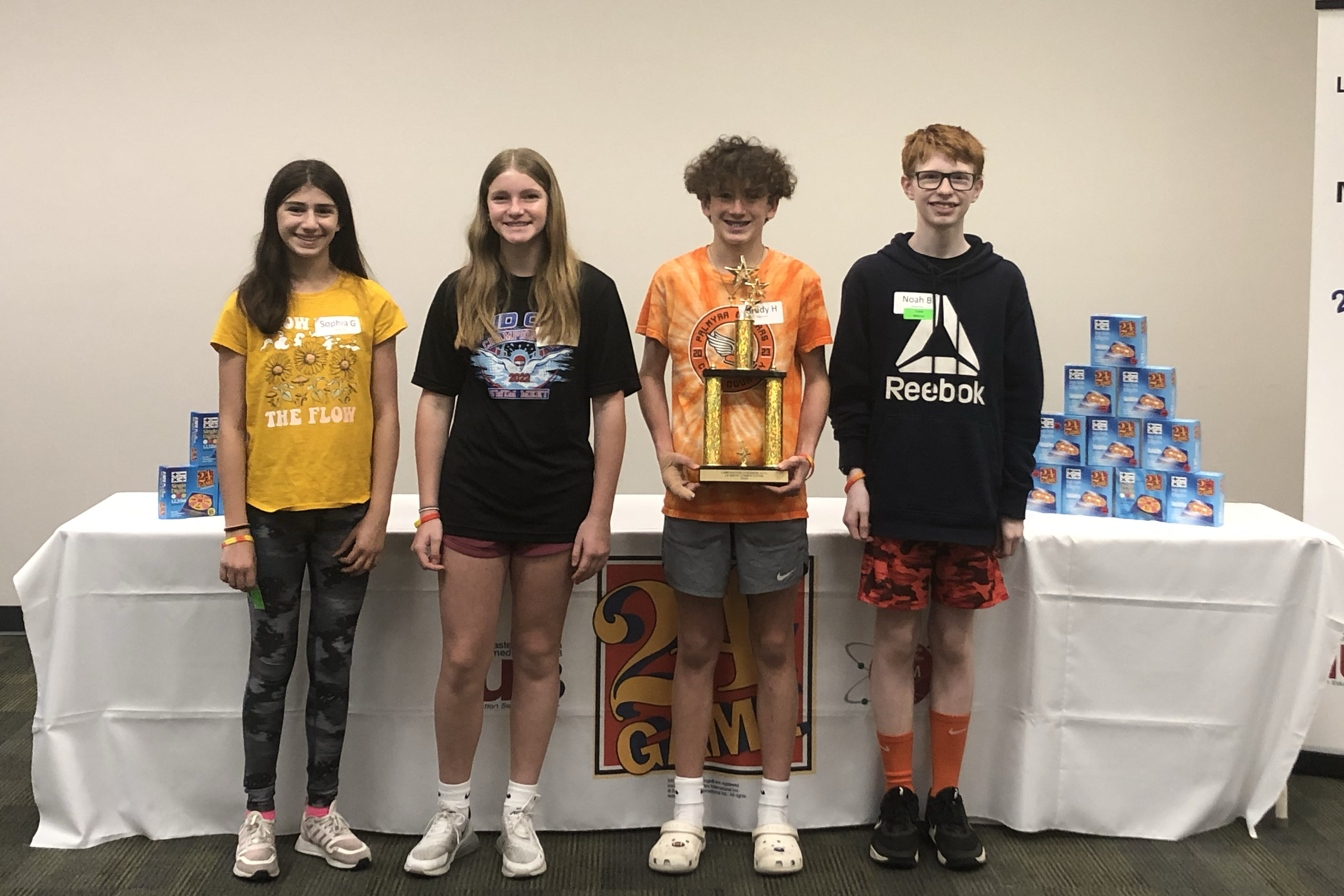 MS Team Competes in Math Challenge 24 Competition